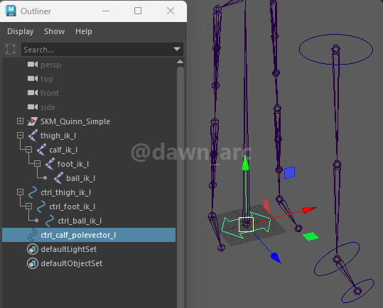 [Maya]Rigging 07 - Advanced IK